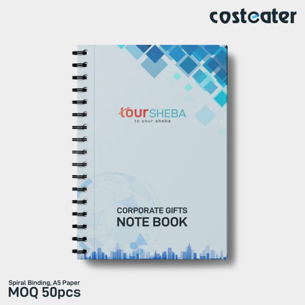 Customized Notepad / Diary Print, A5 Size, Spiral Binding - Costeater